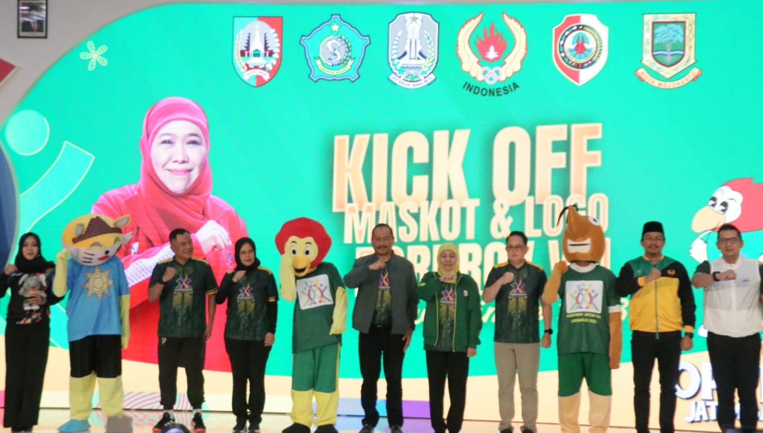 Khofifah Launching Logo dan Maskot Porprov Jatim VIII 2023 - Super ...